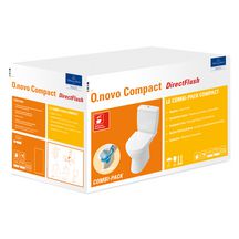 VILLEROY ET BOCH - Cuvette CombiPack O novo Plus sur pied DirectFlush réf. 5661F701 | Cedeo