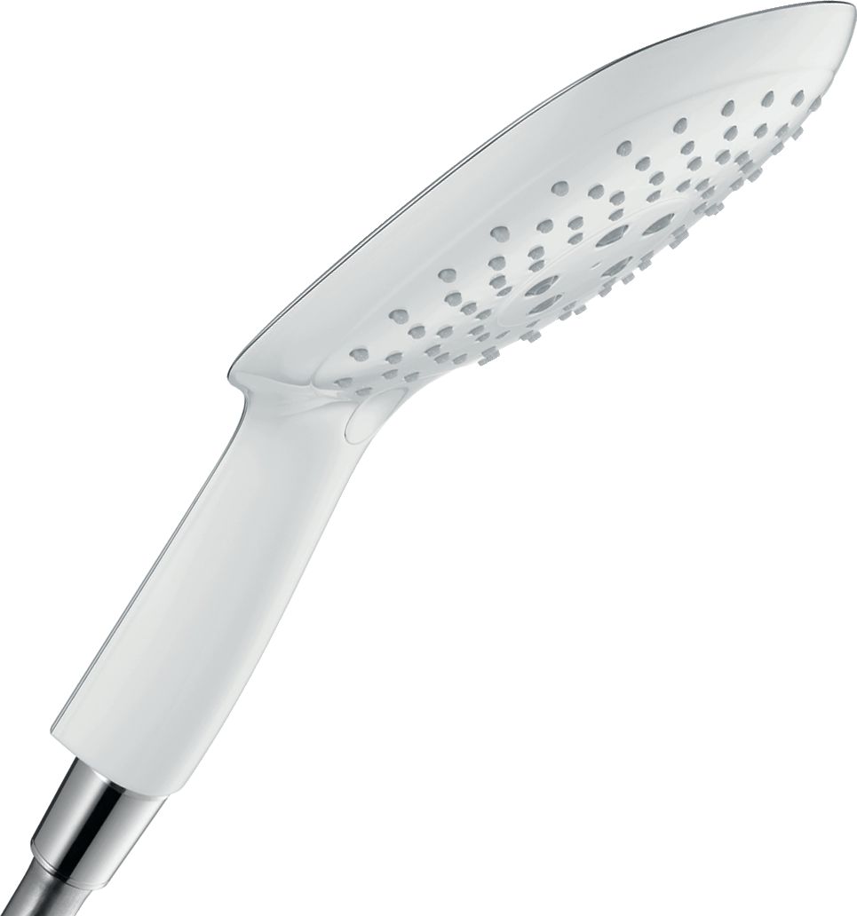 Hansgrohe Douchette à Main Puravida 150 3 Jets Ecosmart Blanc Chromé