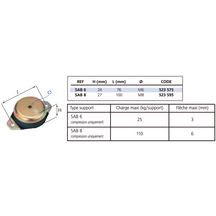 ATLANTIC CLIMATISATION VENTILATION - Jeu supports antivibratiles réf ...