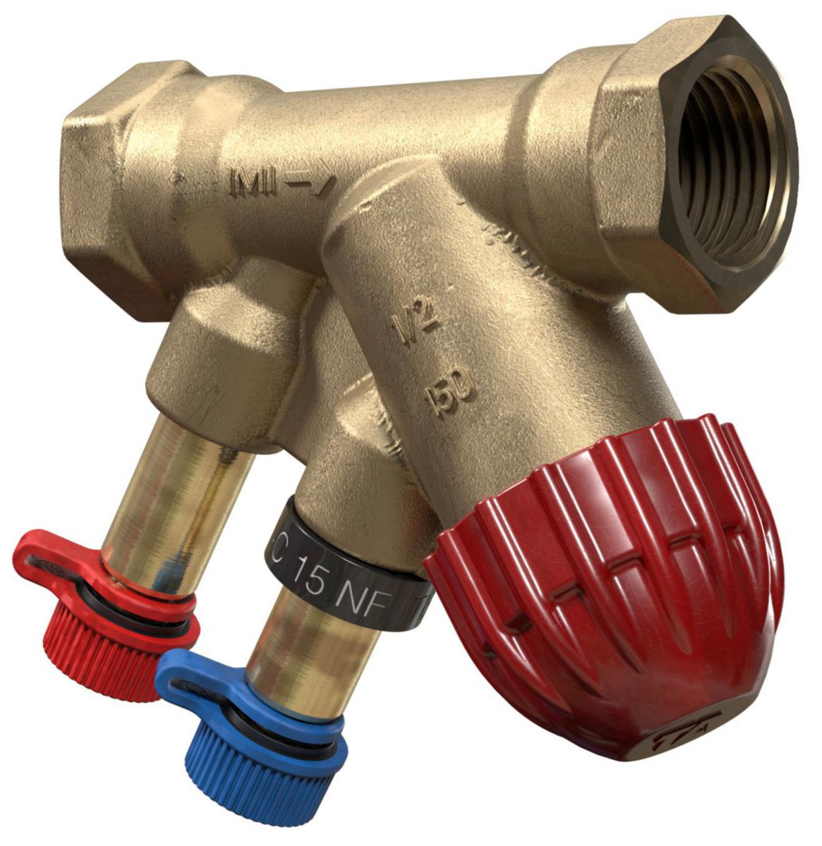 TA HYDRONICS - Vanne d'équilibrage femelle/femelle debit standard KVS 3 ...