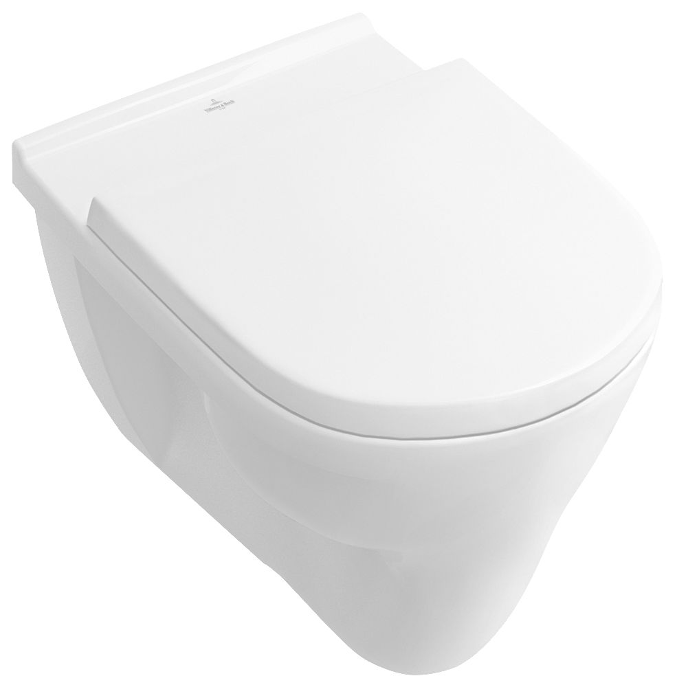 VILLEROY ET BOCH - Combi-pack WC sur pied ONOVO avec sortie verticale, blanc Ceramicplus réf ...