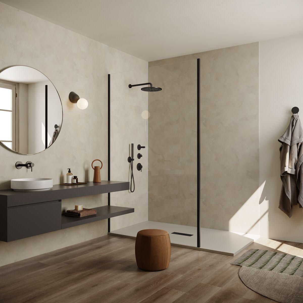 POLYREY - Système de panneaux muraux étanches Polyrey Nuance support ...