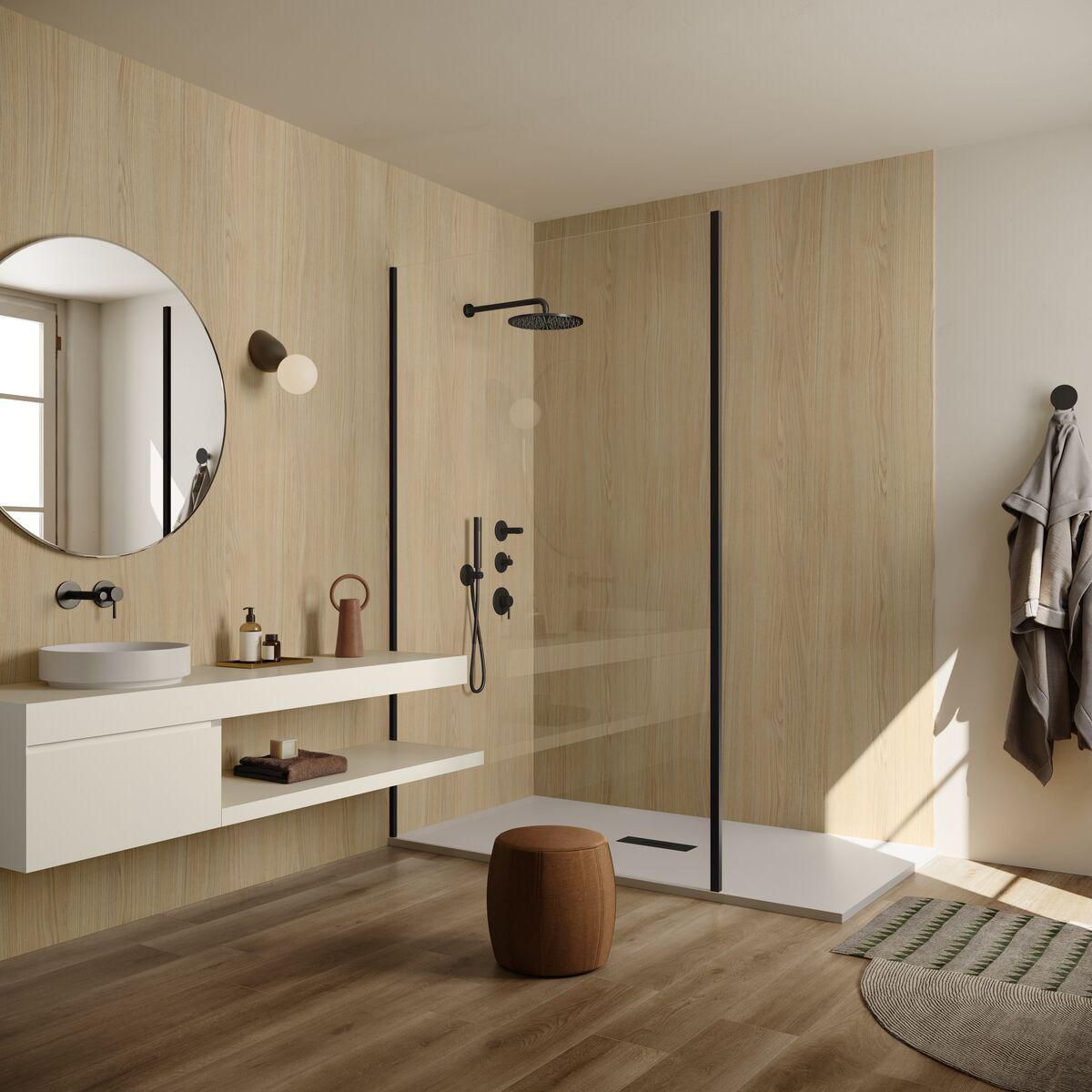 POLYREY - Système de panneaux muraux étanches Polyrey Nuance support ...