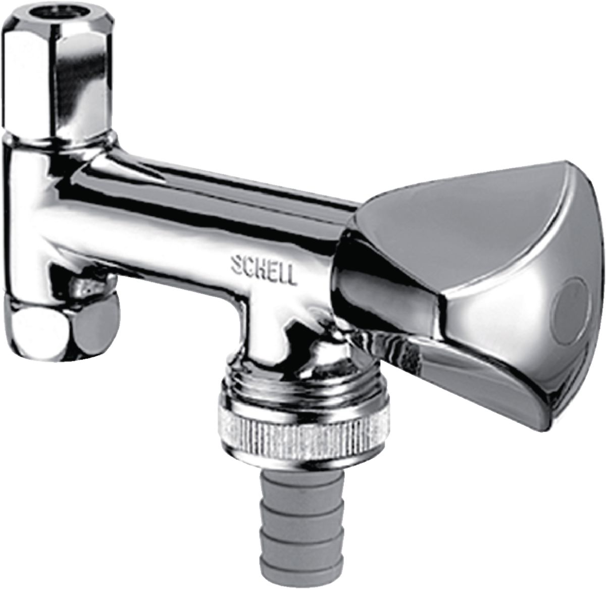 SCHELL - Robinet pour machine à laver schell 03874 12 x 17 CHR GR33 | Cedeo