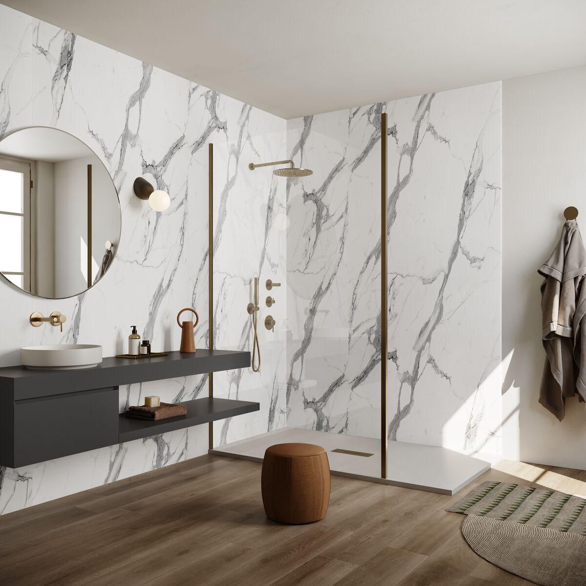 POLYREY - Système de panneaux muraux étanches Polyrey Nuance support ...