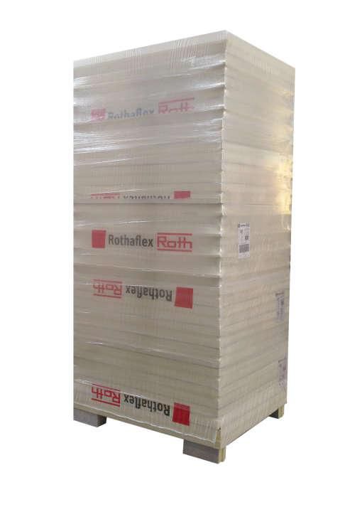 ROTH - ROTHAFLEX 56 - dalle plane en PUR - ép., 56 - R = 2,60 m2K/W - S = 1,20 m2 réf ...