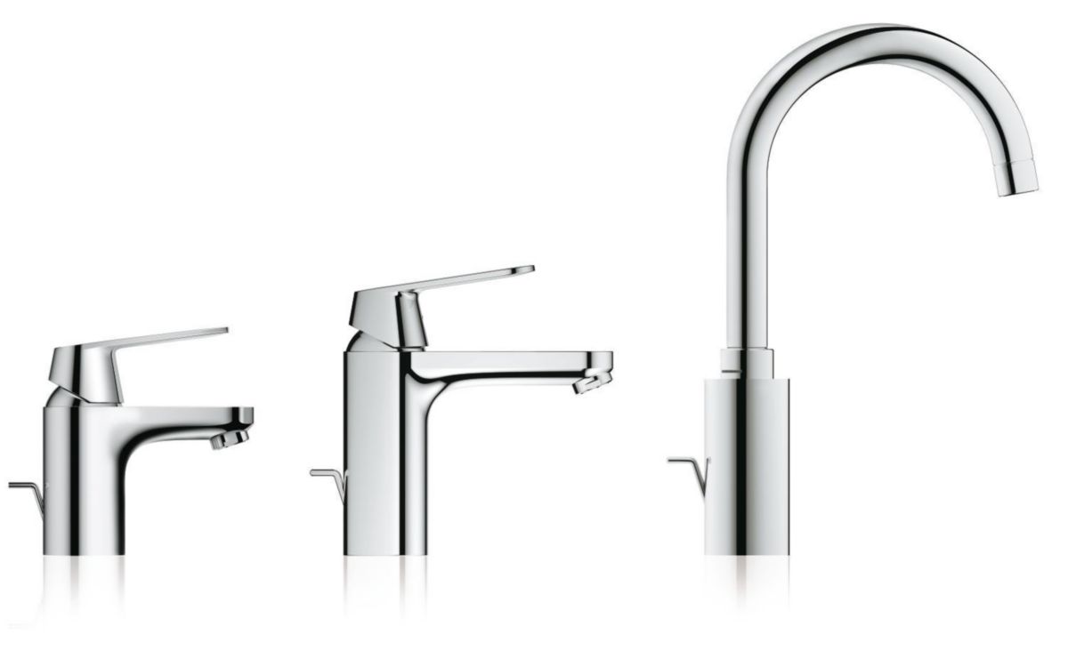 GROHE - Mitigeur lavabo Eurosmart Cosmopolitan taille M Chromé Réf. 23325000 | Cedeo