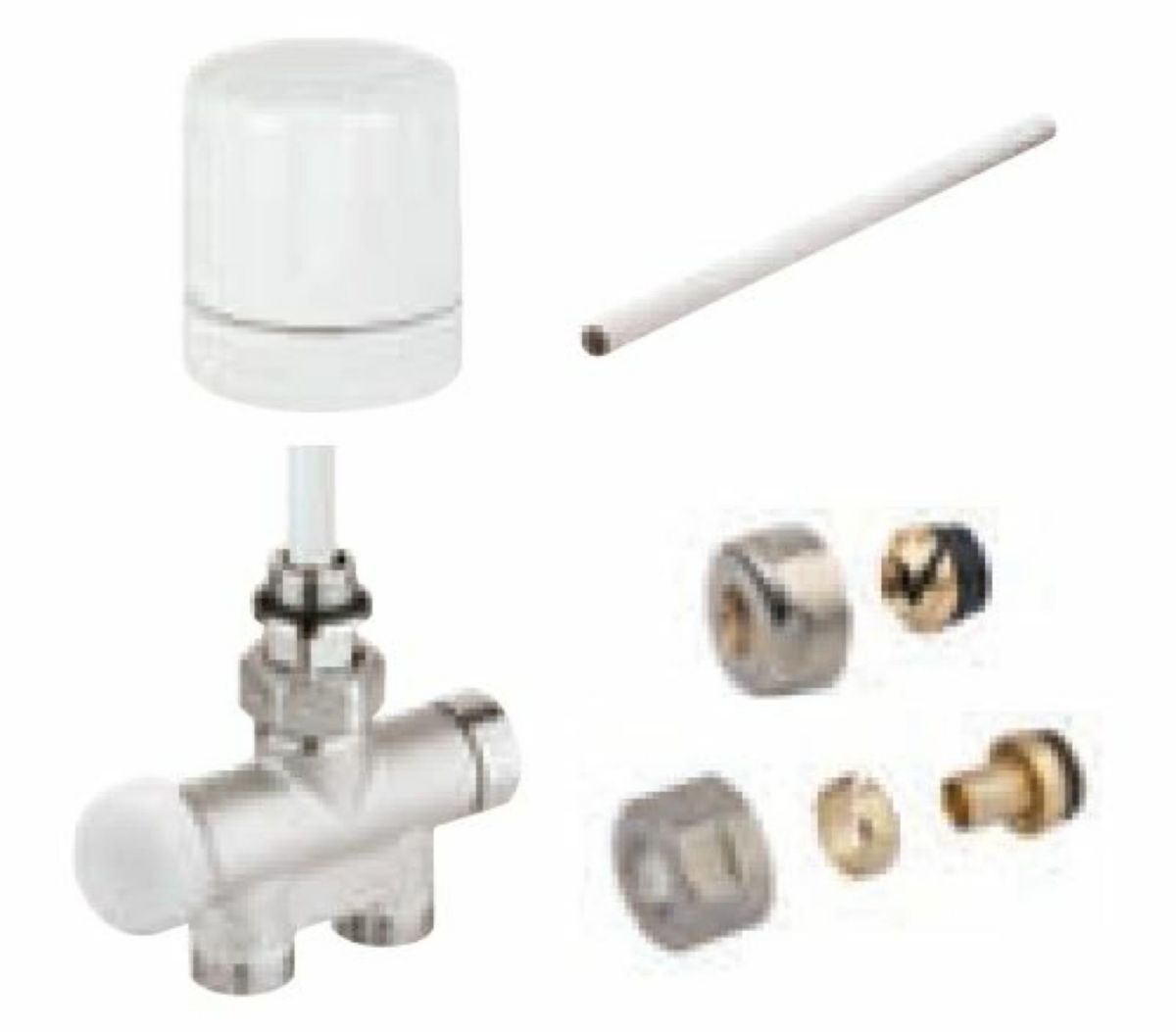 ATLANTIC ELECTRIQUE - Kit de raccordement monotube manuelle blanc Réf ...