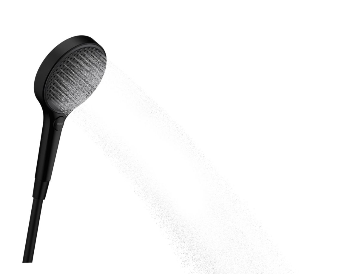HANSGROHE - hansgrohe Rainfinity Douchette à main 130 3jet, Noir mat ...