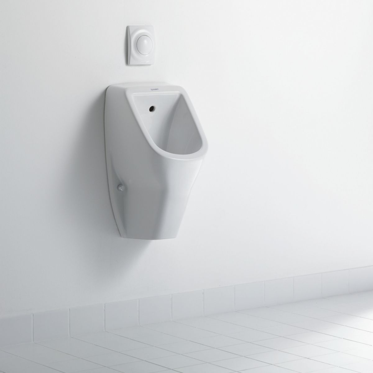 DURAVIT - Urinoir D-CODE, avec effet eau AR.H, Blanc Réf. 0829300000 ...