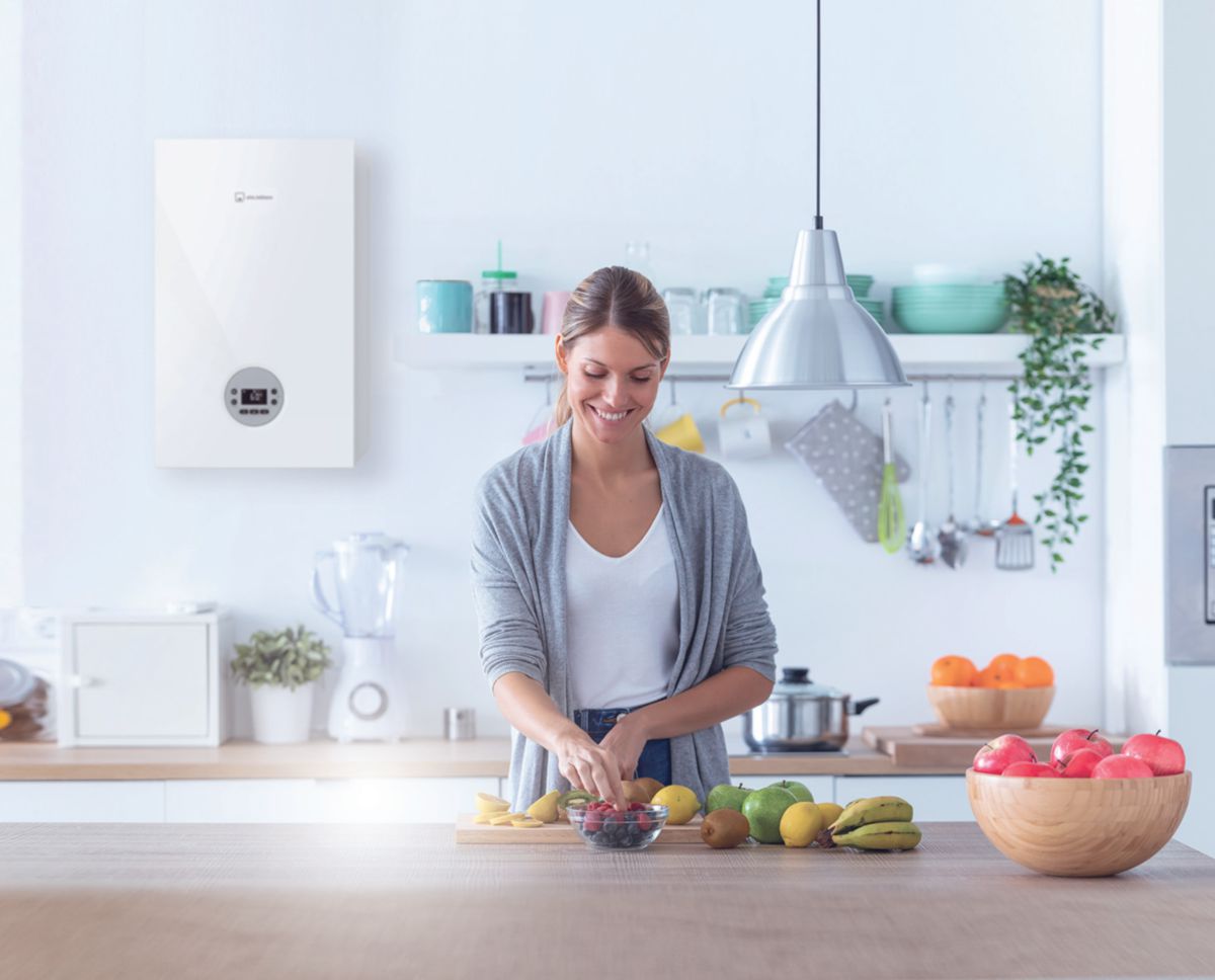 ELM LEBLANC - Chaudière gaz murale oxylis iCONDENS OX GVA iC 24-30 24 kW, débit spécifique 14 L ...