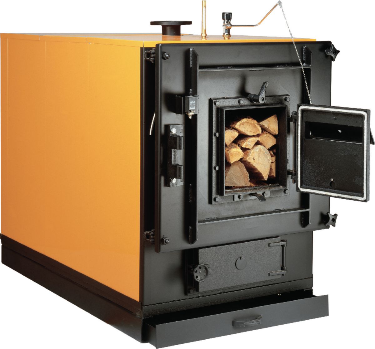 SELF CLIMAT MORVAN - Chaudière bois bûche 61 kw MORVAN BX70 réf. 522070 | Cedeo