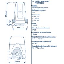 HYDRELIS - Disjoncteur d'eau compact stop flow 20x27 dn20 réf STF20 | Cedeo