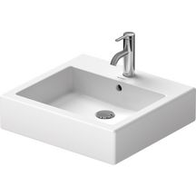 DURAVIT - Vasque VERO, 50 x 47, à poser, meulé, avec trop-plein et ...