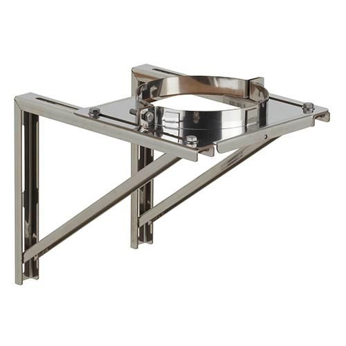 POUJOULAT - Support mural inox diamètre 180 mm 5 - 20 cm SMI520180SLCD ...