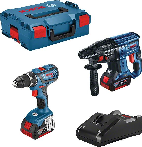 BOSCH - Kit visseuse et perforateur sans fil GSR 18V-28 + 2 batteries 4 ...