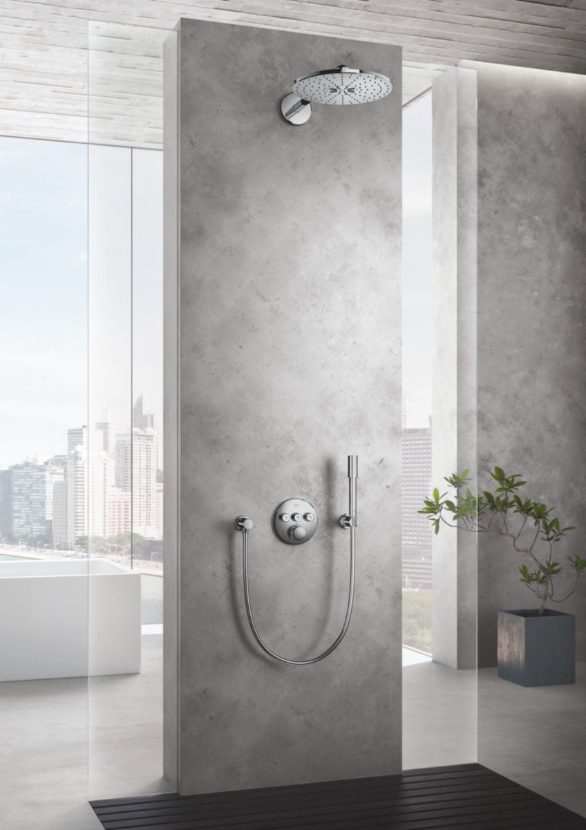 GROHE - Support mural pour douchette Relexa Chromé 28622000 | Cedeo