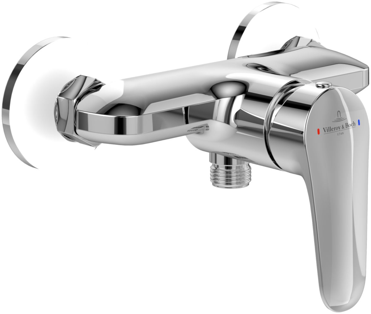 VILLEROY ET BOCH - O.novo Start Robinetterie monocommande pour douche, Chrome | Cedeo