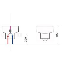 GROHE - Jeu de 2 équerres murales RAPID SL, pour fixation en appui sur ...