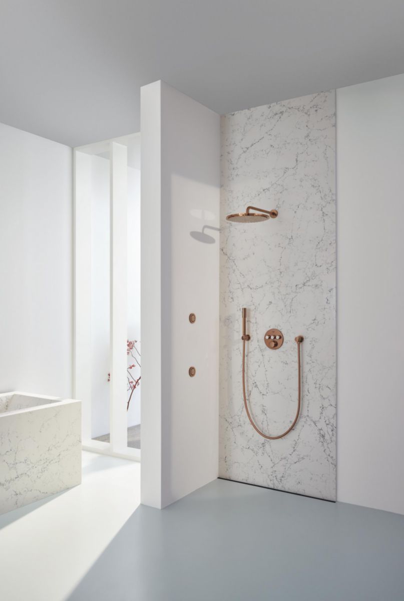 GROHE - Support mural pour douchette Rainshower Warm Sunset REF ...