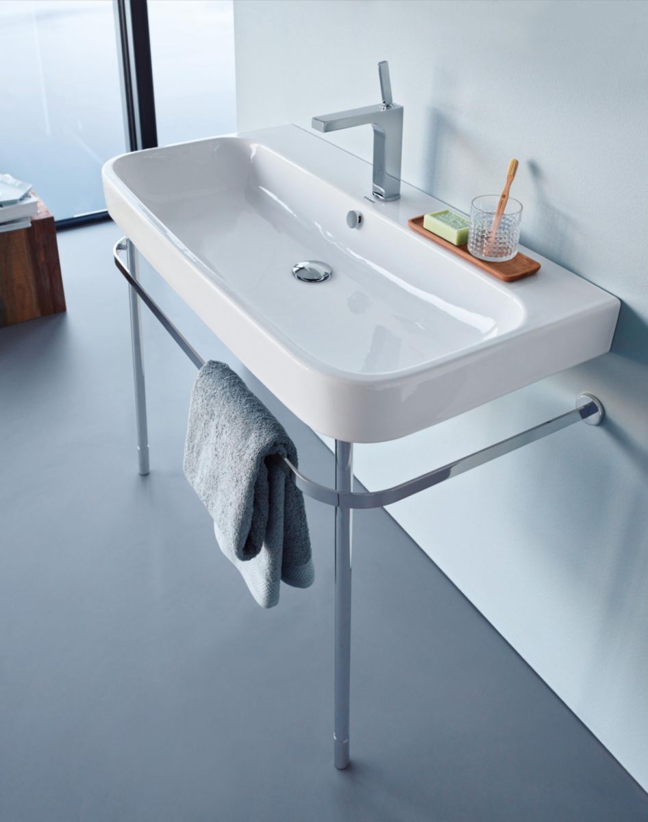 DURAVIT - Lavabo pour meuble 100 cm Happy D.2 blanc Wondergliss Réf ...