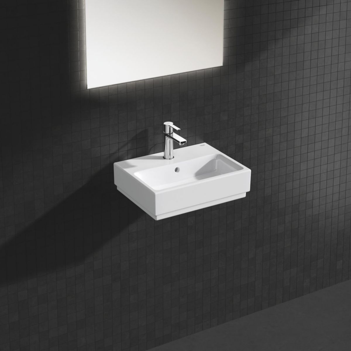 GROHE - Mitigeur monocommande 1/2" Lavabo Taille XS Lineare Chromé ...