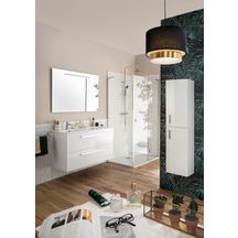 ALTERNA - Plan céramique Alterna Concerto 120 cm double vasques | Cedeo