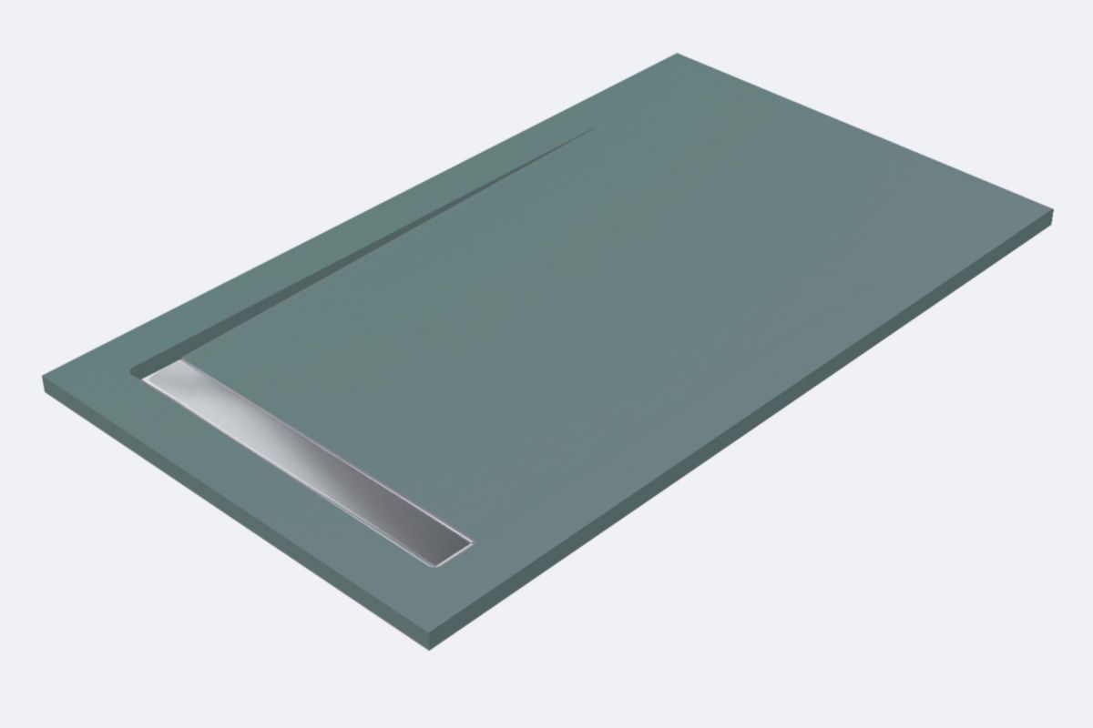 HIDROBOX - Receveur de douche Line X Kromat Lisse 90x90 carré Ocean Réf ...