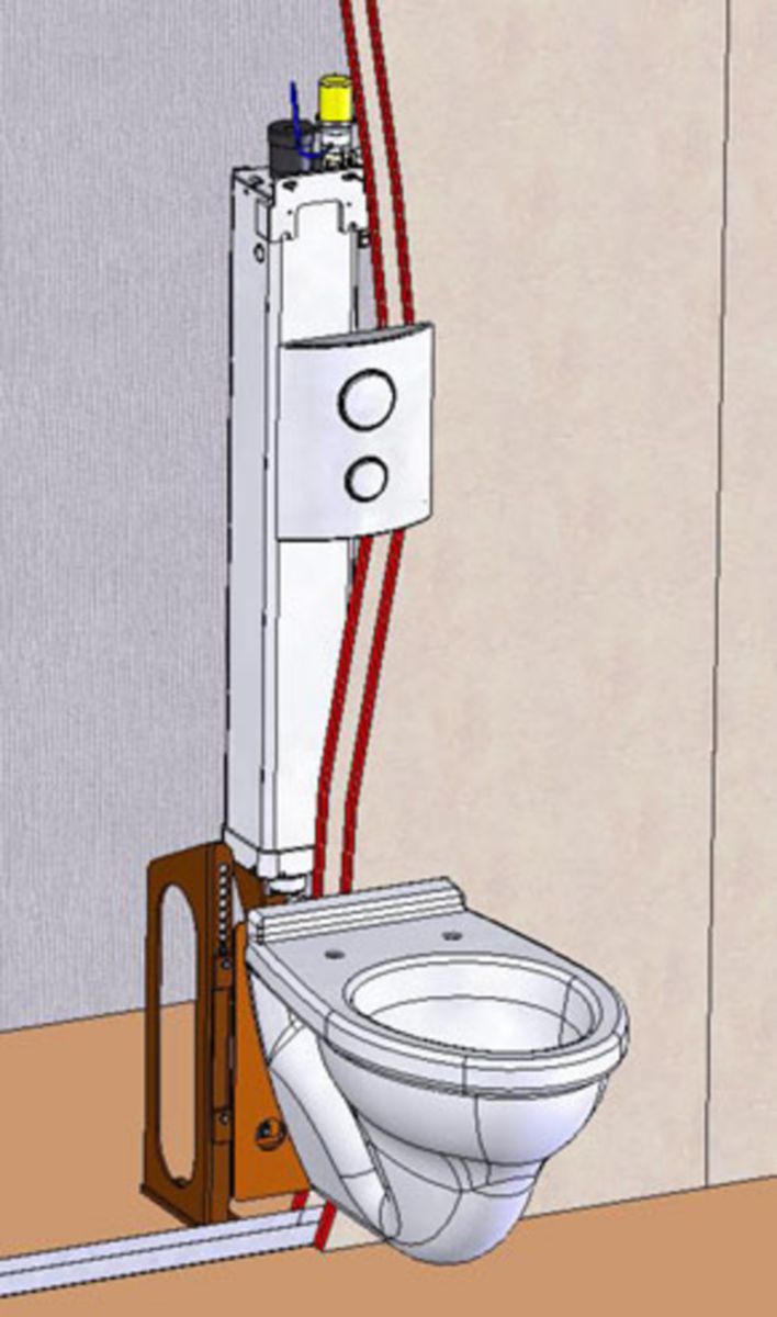 CLARA - Réservoir TUBCHASS dissimulé commande pneumatique 3 / 6 litres ...