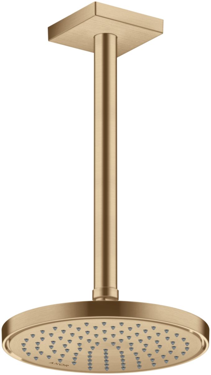 AXOR - AXOR ShowerSolutions Douche de tête 220 1jet, Bronze brossé | Cedeo