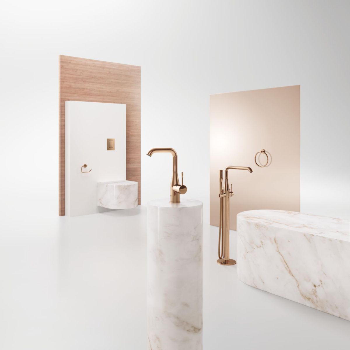 GROHE - Mitigeur monocommande Lavabo Taille L Essence Warm Sunset ...