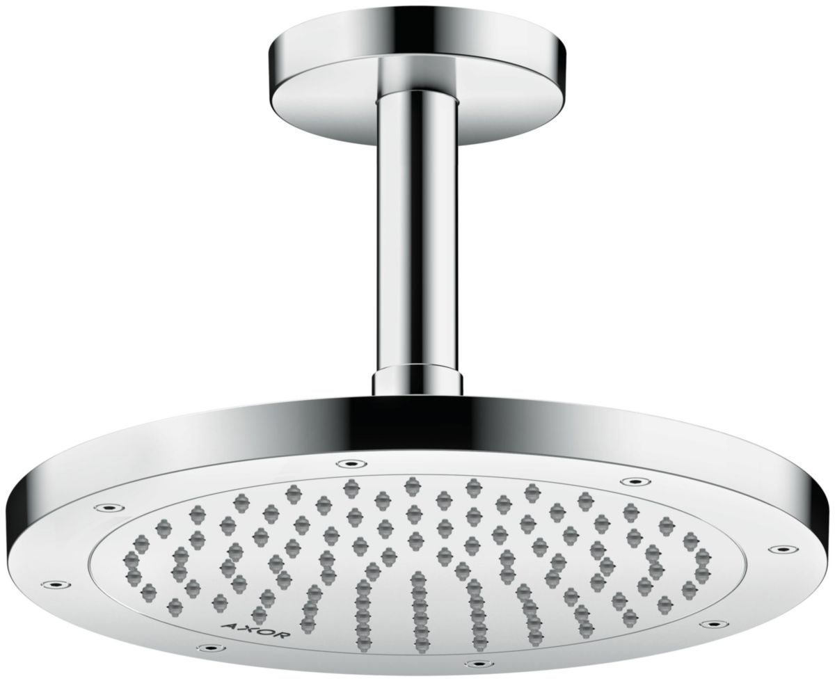 AXOR - AXOR ShowerSolutions Douche de tête 245 1jet EcoSmart, Chrome ...