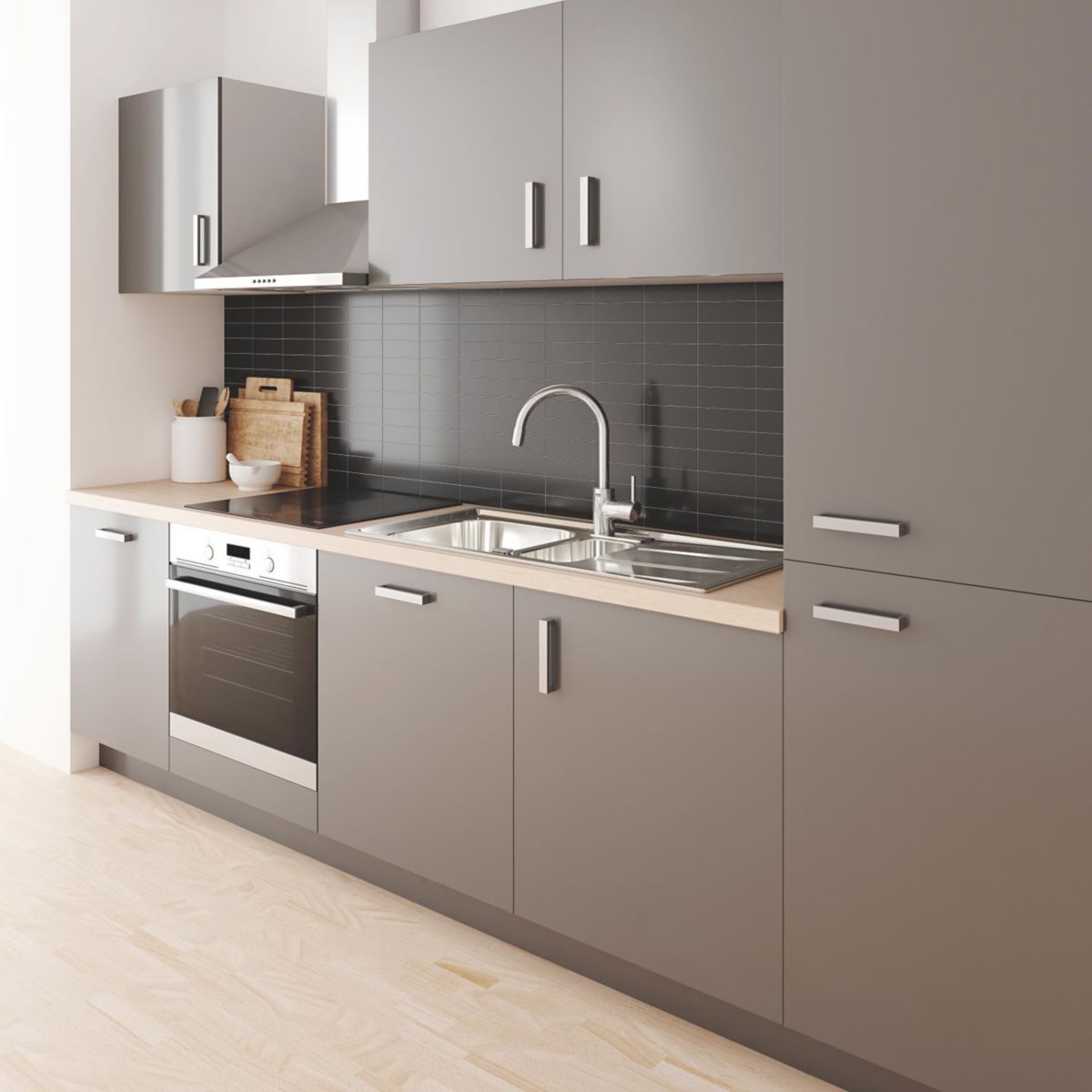 GROHE - Mitigeur évier CONCETTO III, monocommande, bec haut orientable ...