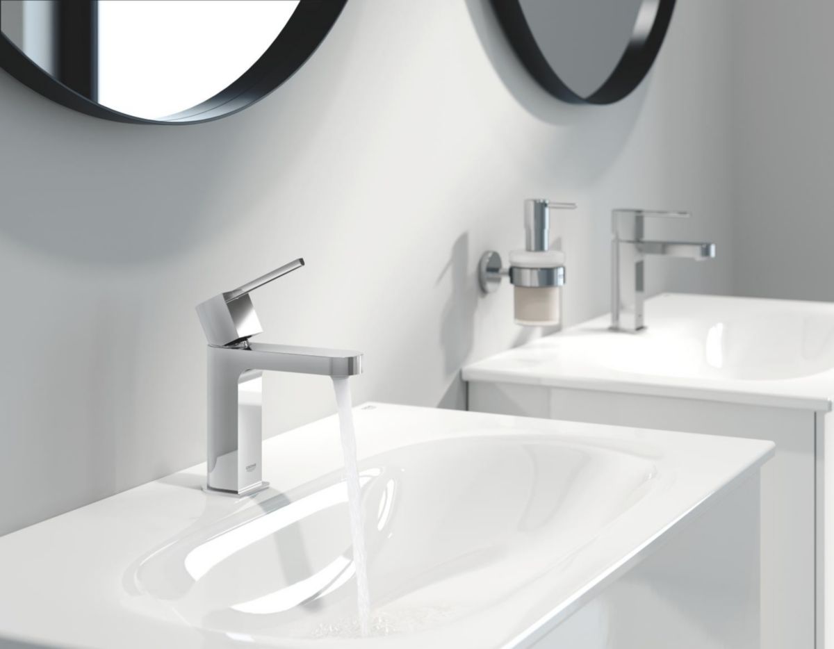 GROHE - Mitigeur monocommande Lavabo Taille S GROHE Plus Chromé ...