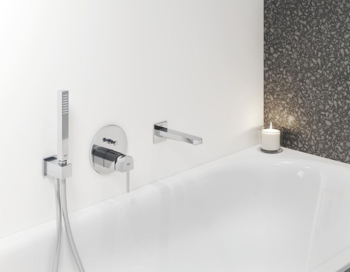 GROHE - Bec Bain déverseur GROHE Plus Chromé Réf. 13404003 | Cedeo