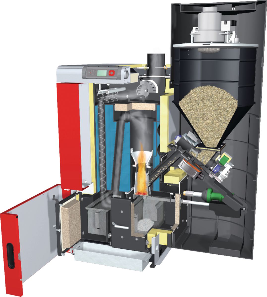FROLING - Chaudière à granulés P4 pellet 38 basse température à ...