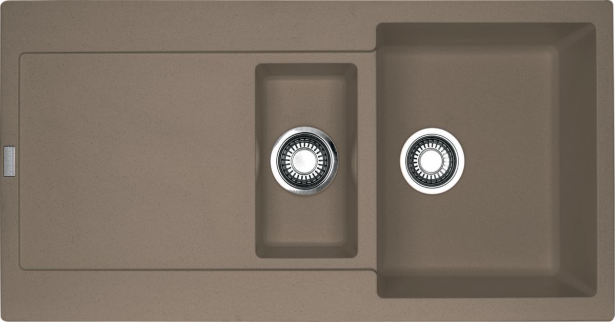 FRANKE - Evier à encastrer MARIS MRG651 970x500 1 cuve et 1/2 1 ...