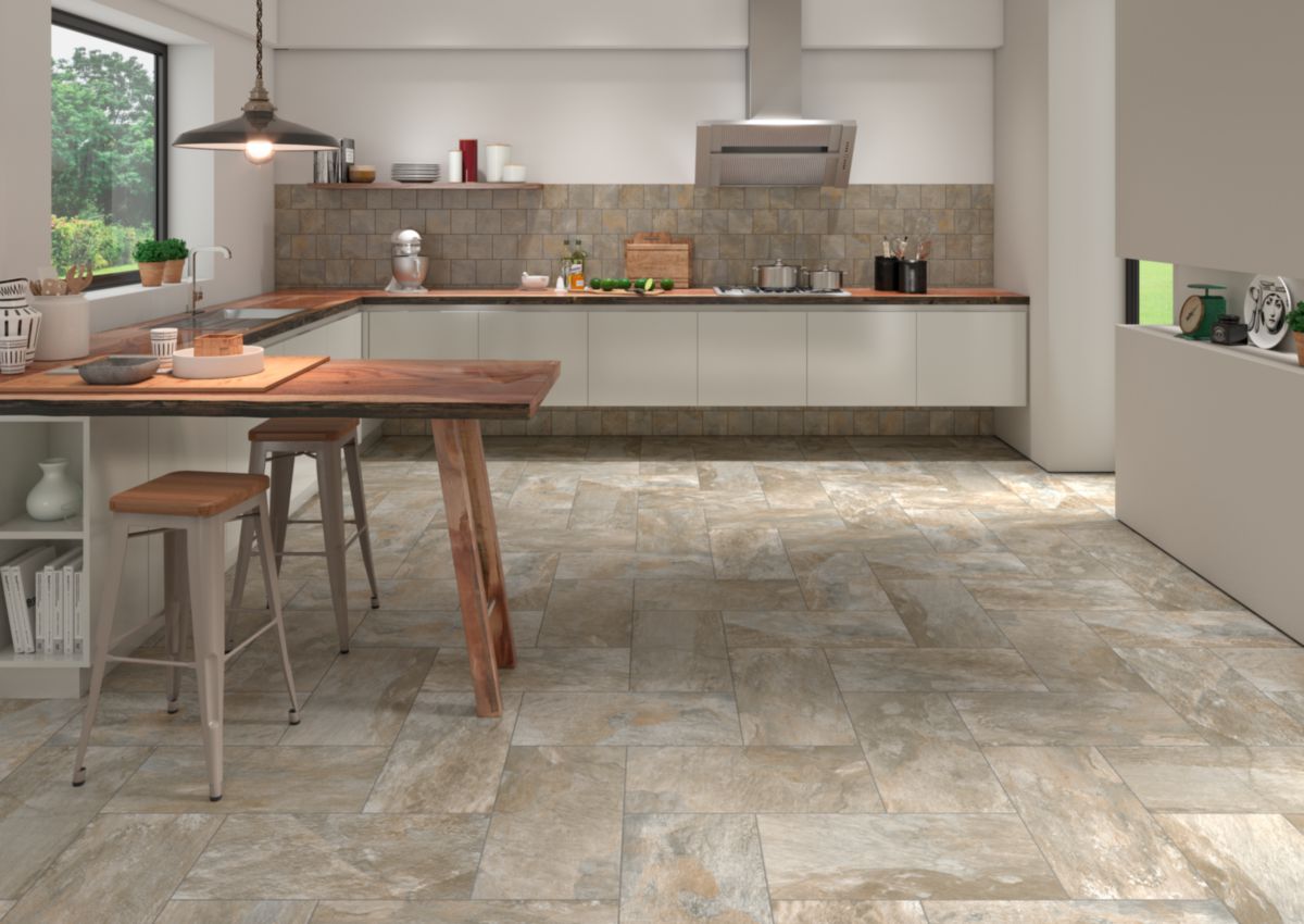 CINCA - Grès cérame émaillé Cinca Splash Slate Grège 30 x 60 cm 9441 ...