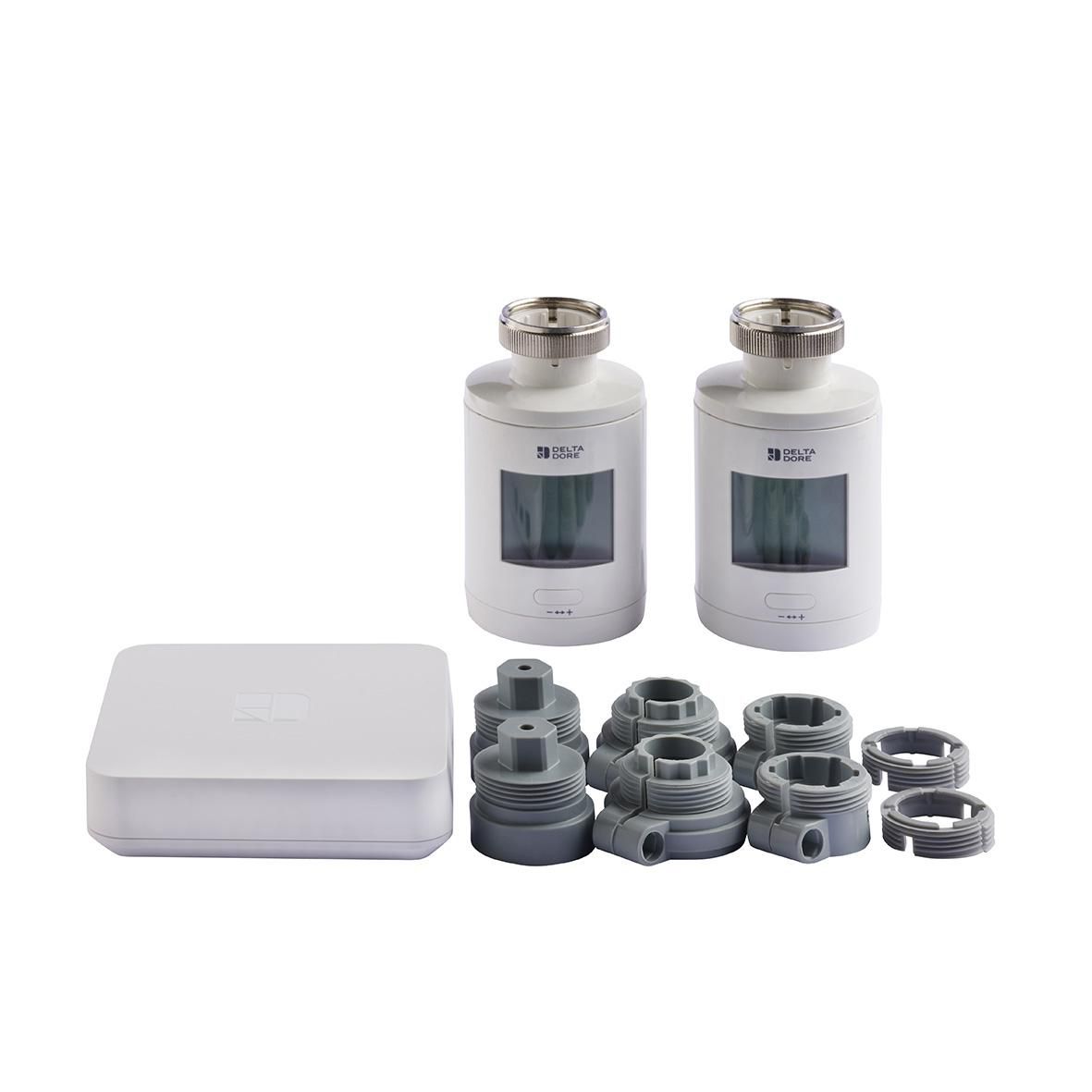 DELTA DORE - Pack TVR 1.0 connecté radio têtes thermostatiques ...