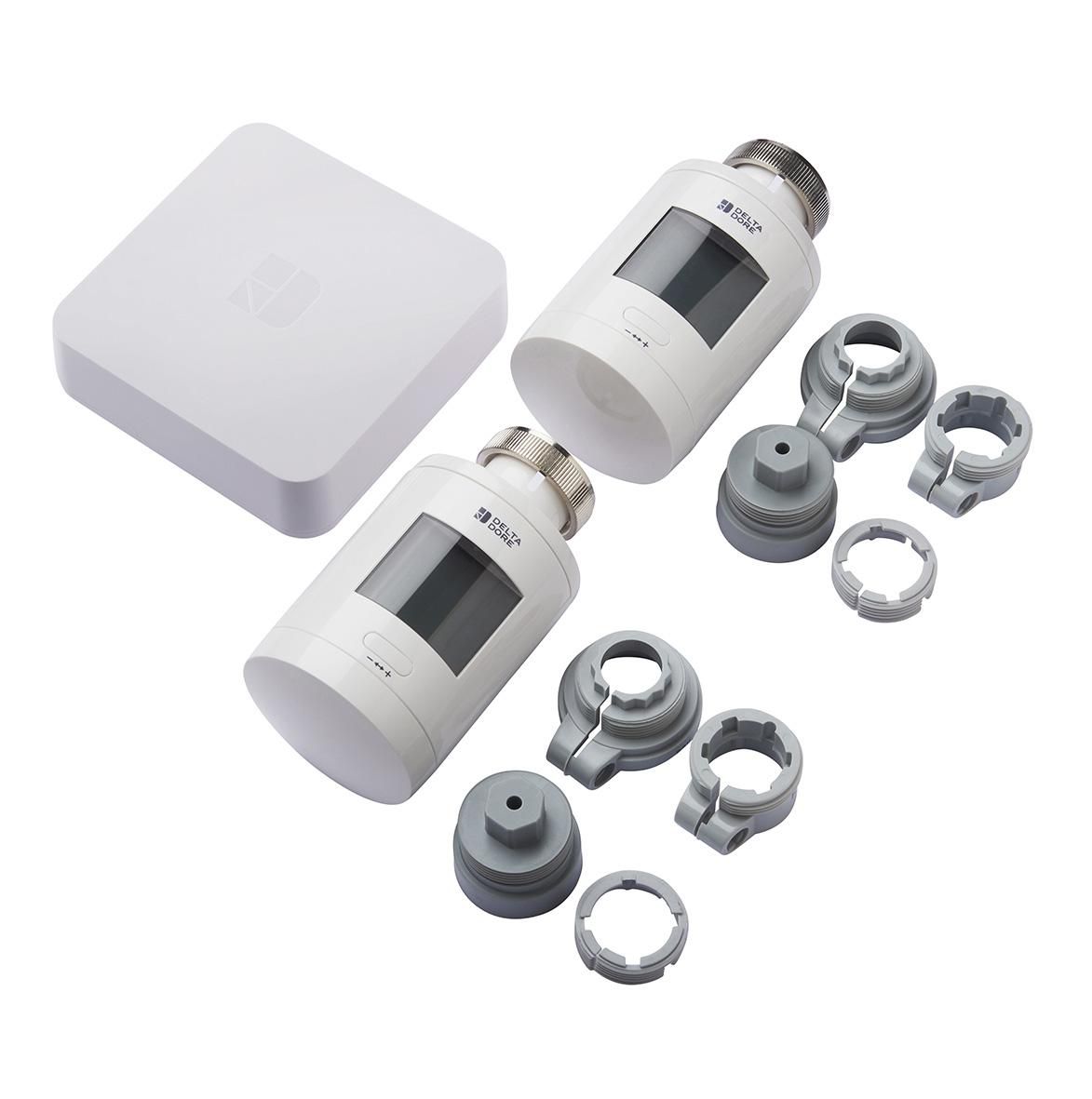 DELTA DORE - Pack TVR 1.0 connecté radio têtes thermostatiques ...