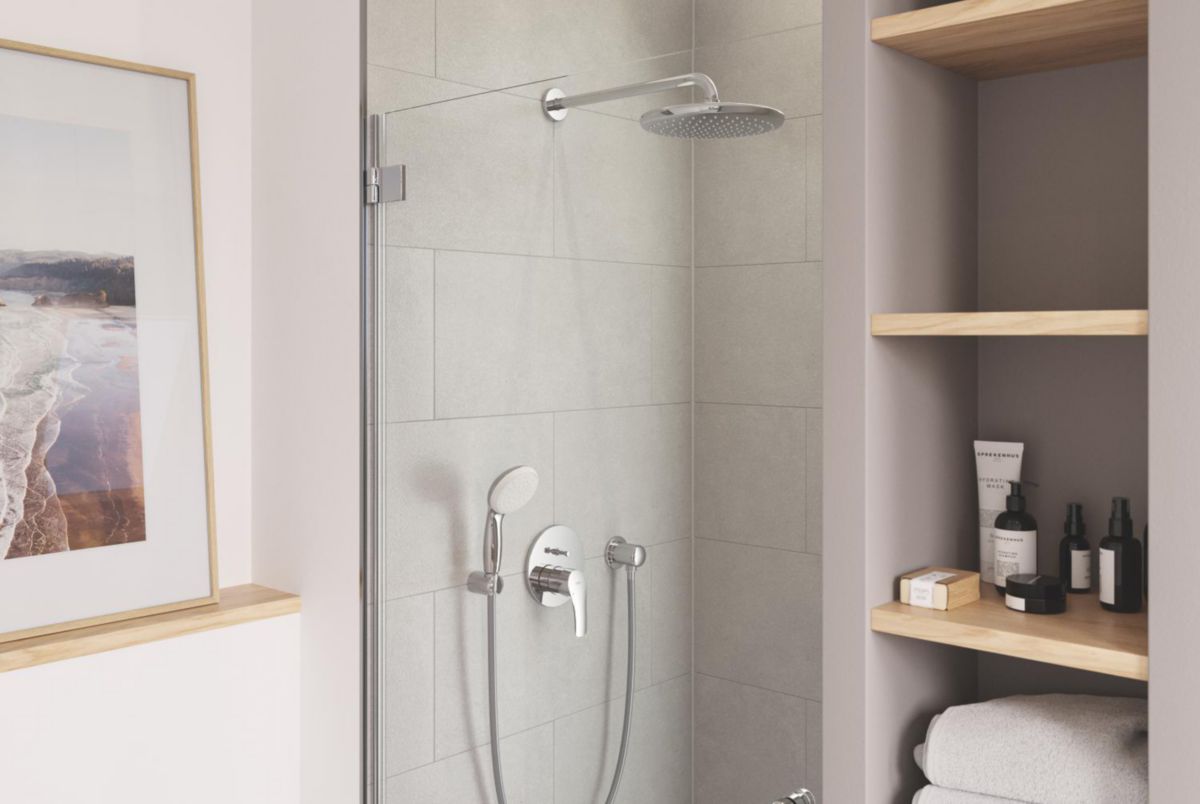 GROHE - Mitigeur mécanique 2 sorties avec inverseur Eurosmart Chromé ...