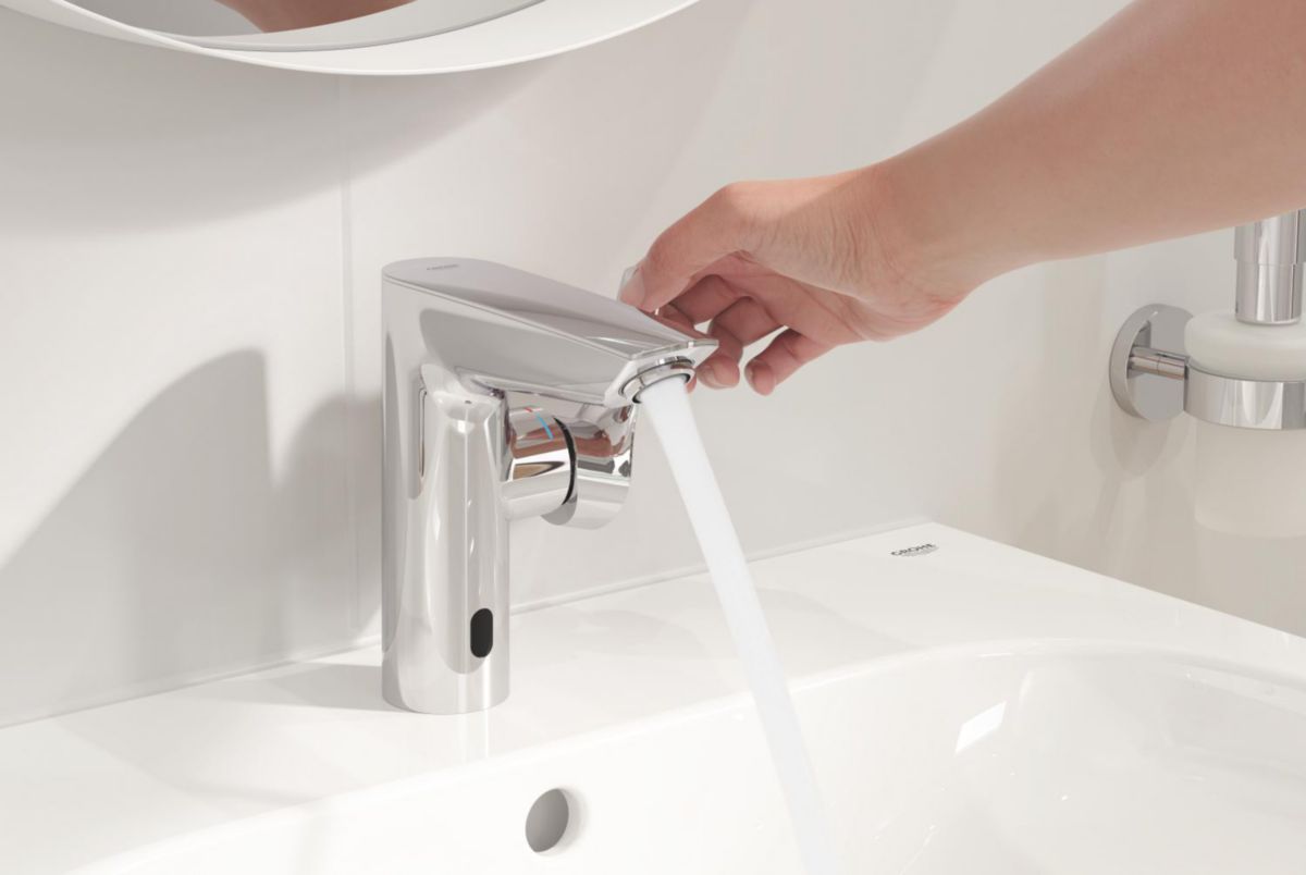 GROHE - Mitigeur monocommande Lavabo Taille M Eurosmart Chromé GROHE ...