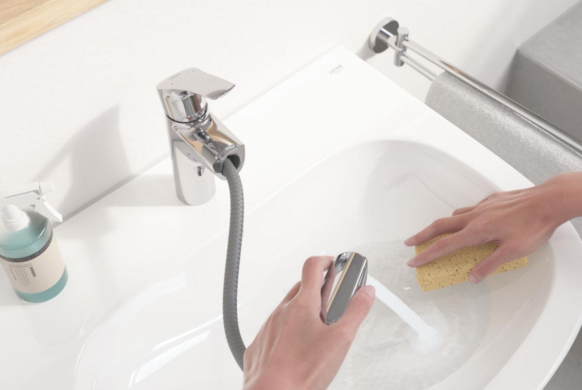 GROHE - Mitigeur Lavabo EUROSMART Taille M Chromé GROHE Réf. 23976003 ...