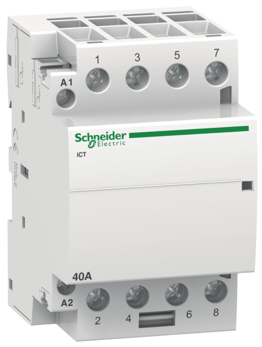 SCHNEIDER ELECTRIC - ACTI9 CONTACTEUR 40A 4NO Réf A9C20844 | Cedeo