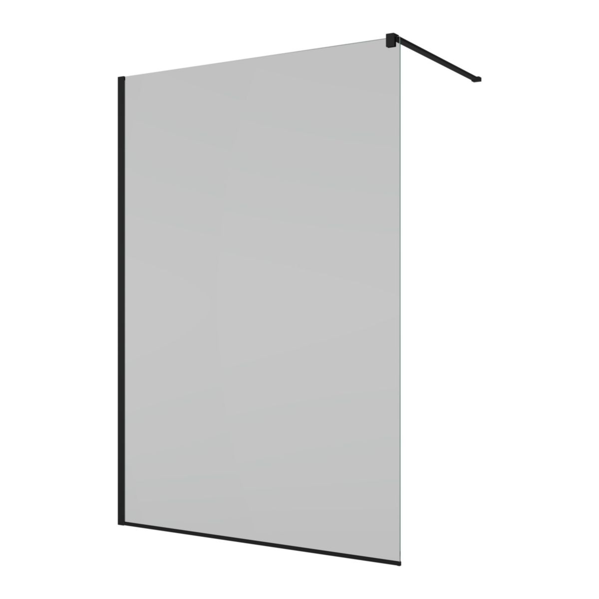 RONAL - Paroi de douche fixe montée seule contre 1 mur avec profilé de ...