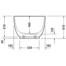 DURAVIT - Baignoire LUV à poser en ilot réf. 700434000000000 | Cedeo