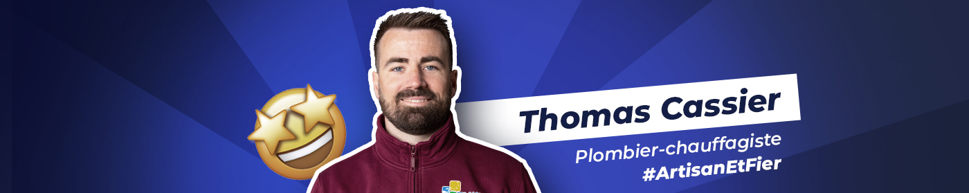 Interview de Thomas Cassier, plombier-chauffagiste à Bergerac (24)