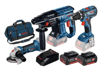 Pack Bosch pro : 3 outils pro à batterie interchangeable