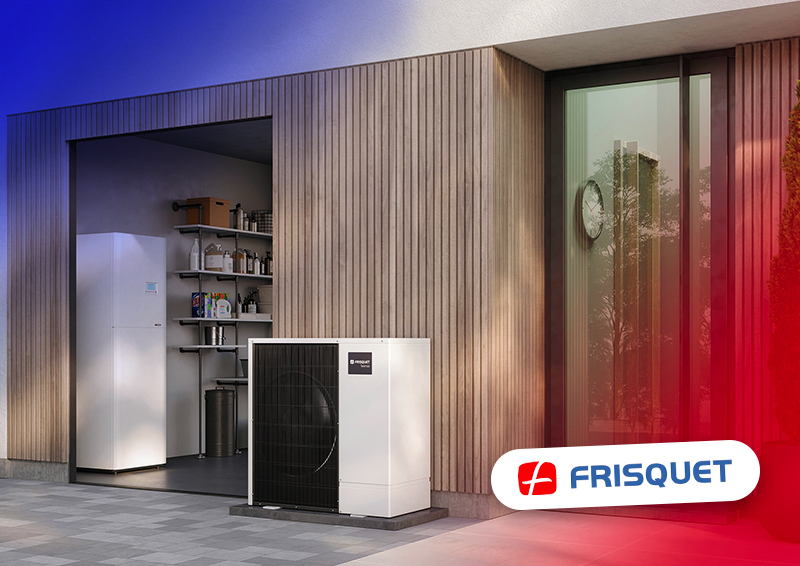 La nouvelle PAC Air/Eau Teamao Swell de Frisquet