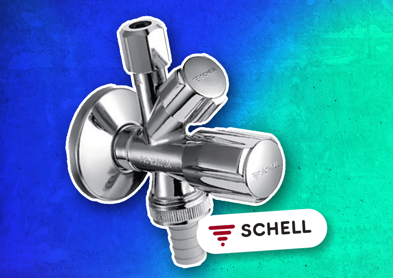 Robinet d’équerre combiné avec poignée confort